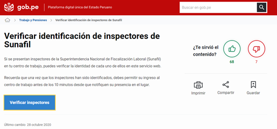 ¡Atención, empleadores! Sunafil tiene aplicativo para identificar a ...